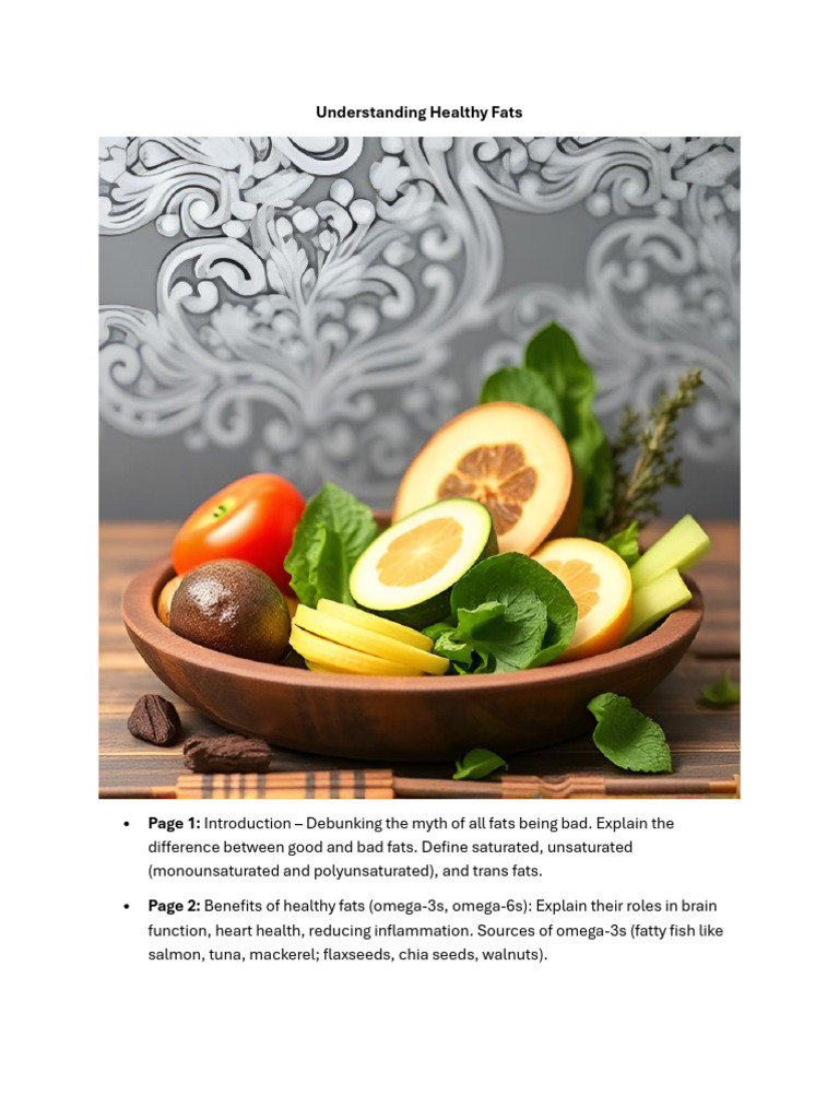 Understanding Healthy Fats | PDF