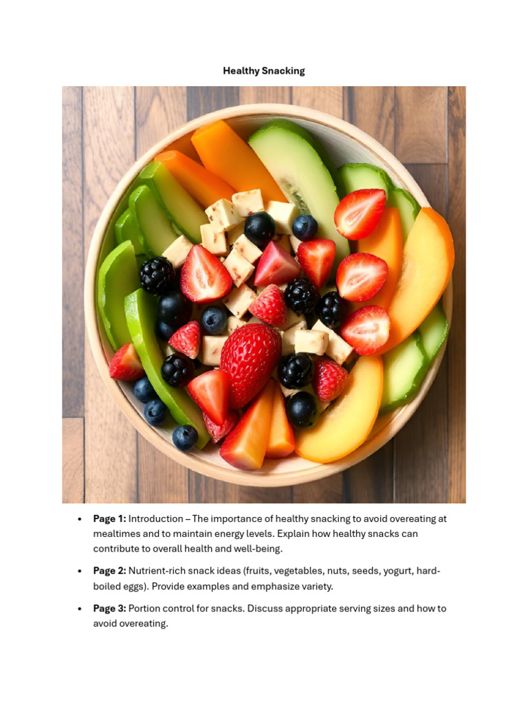 Healthy Snacking | PDF