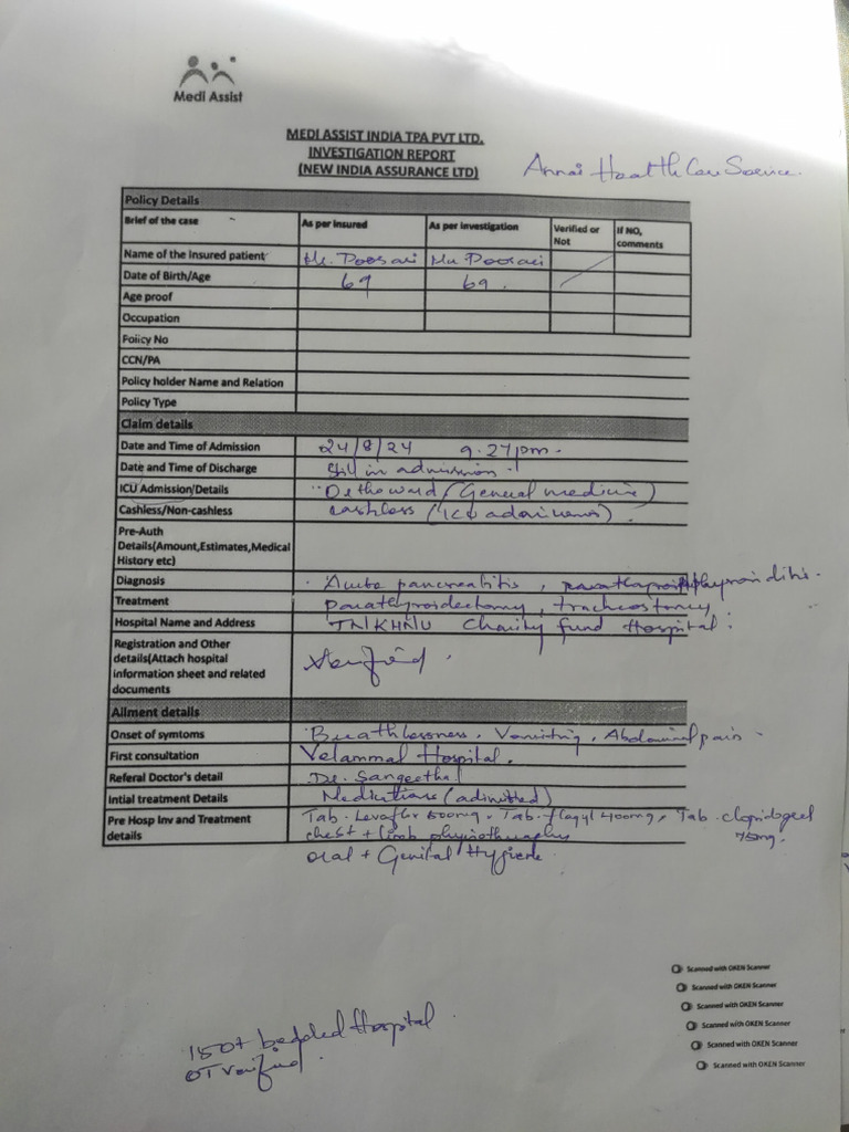 Mr. Poosari | PDF | Image Scanner | Medicine