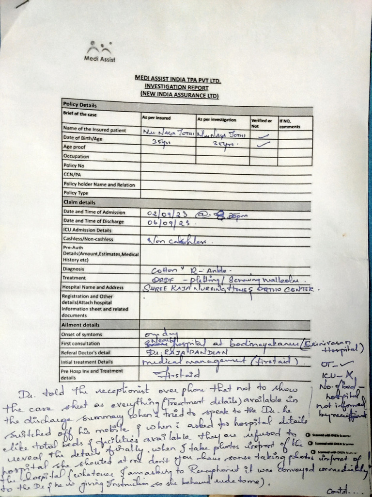 Mrs.naga Jothi- Raja Ortho Center, Theni | PDF | Medicine | Clinical ...