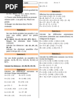Exercices d'équations 1AC corrigés | PDF