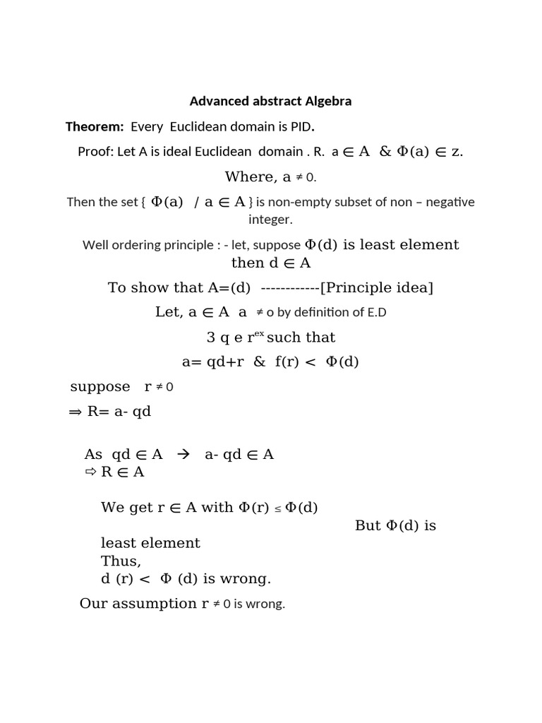 Theorem -1 | PDF