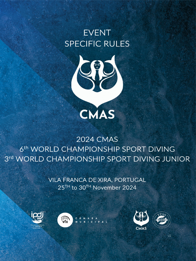 2024 CMAS Sport Diving Rules | PDF