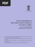 Ips List Home PDF | PDF | Gujarat | Legal Action