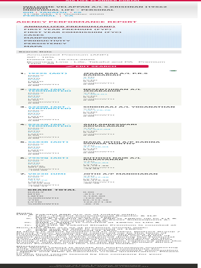 AIA Life Planner Portal 3 | PDF