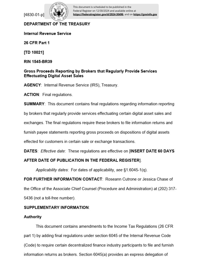 Reglamentación IRS | PDF