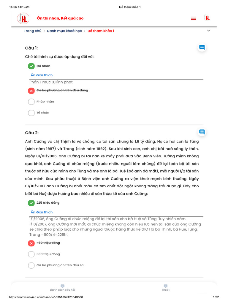 Đề tham khảo 1 tmu pldc | PDF