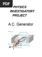 AC Generator: Working and Voltage Output | PDF | Electric Generator ...