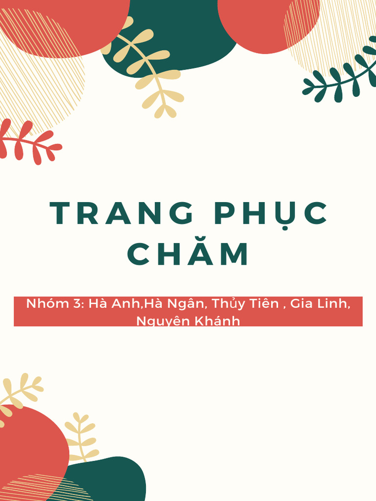 Trang PH C Chăm - Nhóm 3 | PDF