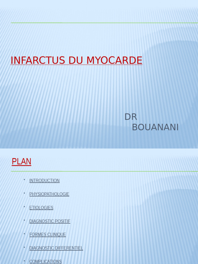 Comprendre l'infarctus du myocarde | PDF | Infarctus du myocarde ...