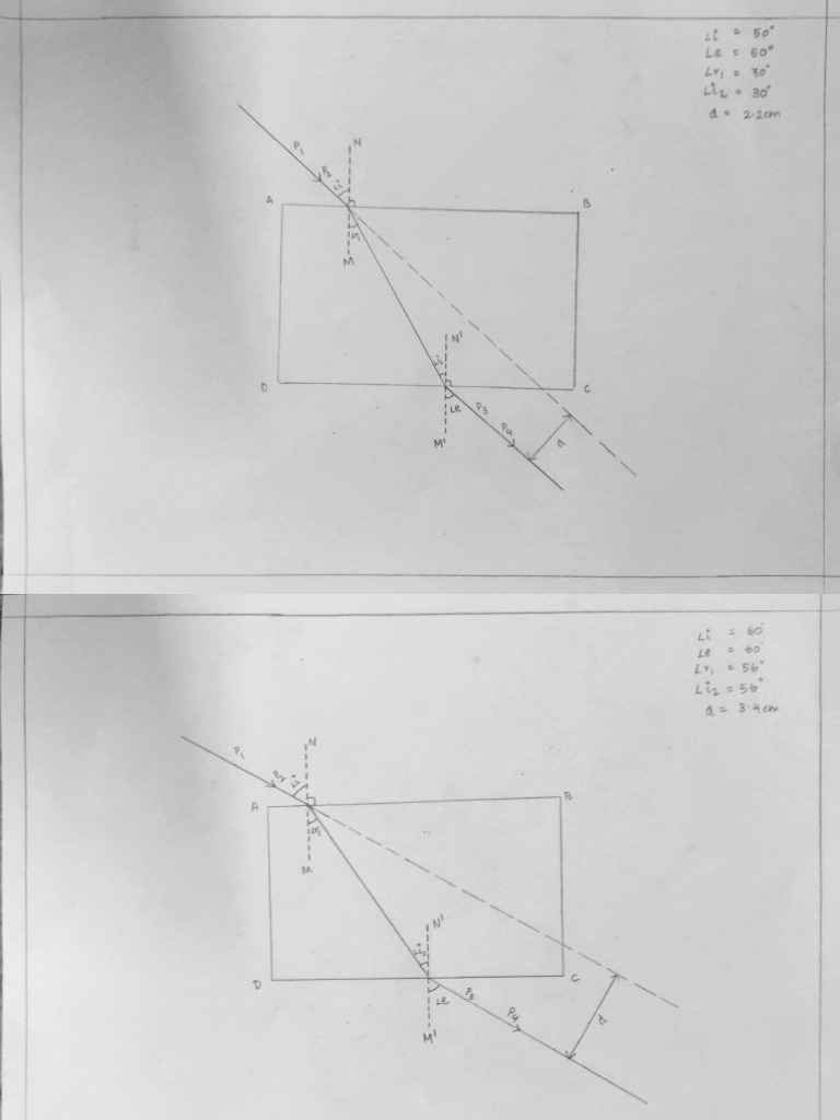 Physics Lab Activity 2 (50° 60°) | PDF