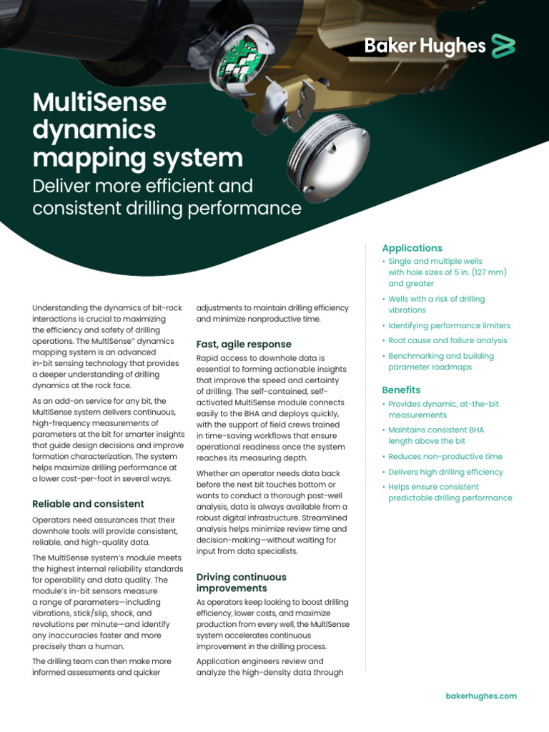MultiSense Dynamics Mapping System SLSH | PDF | Drilling | Reliability Engineering