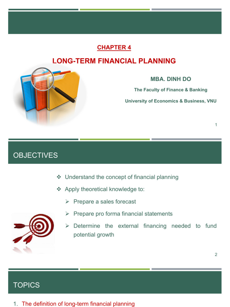 Chapter 4 - Financial Planning | PDF | Equity (Finance) | Dividend