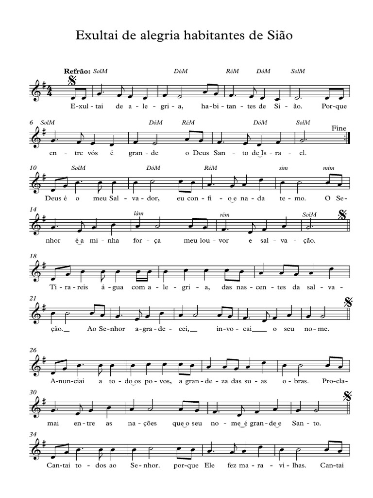 Exultai de Alegria Wnascimento | PDF