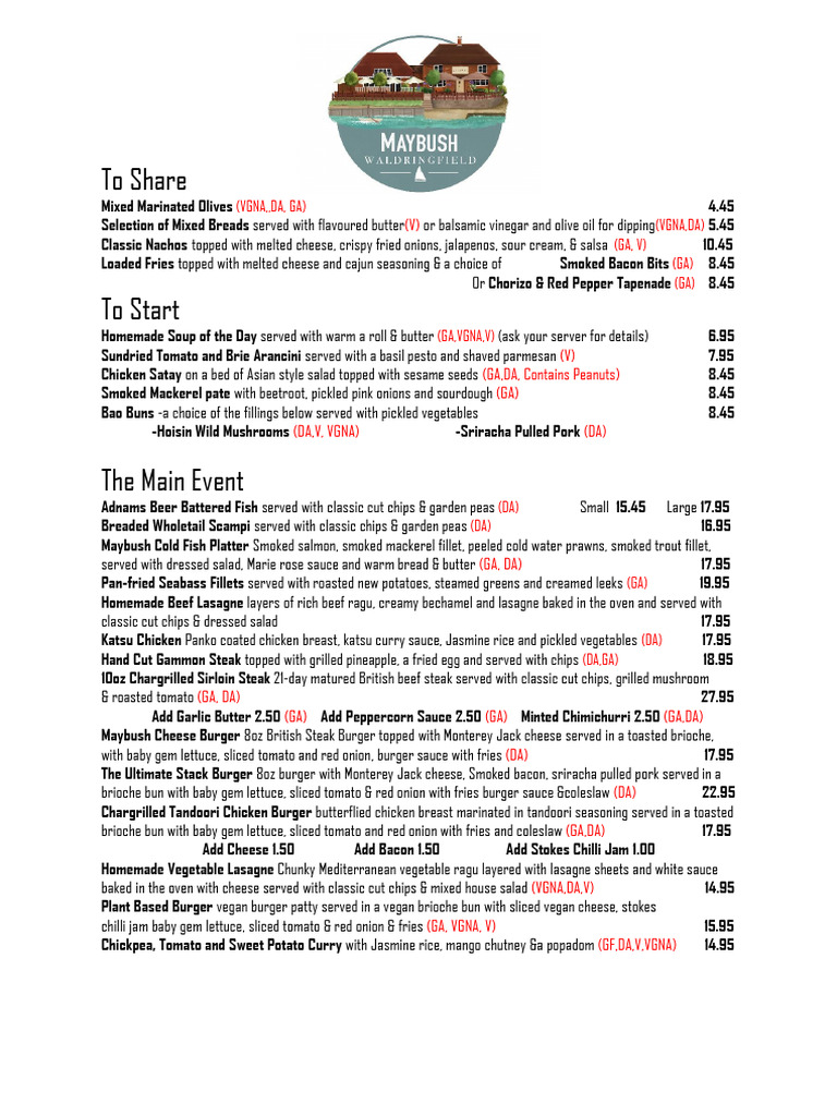 October-2024-Menu | PDF | Hamburgers | French Fries
