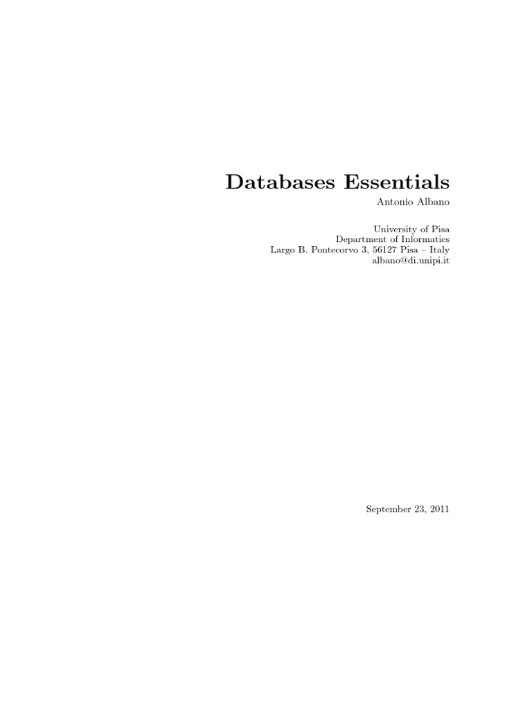 Database Design and Management Basics | PDF | Databases | Conceptual Model
