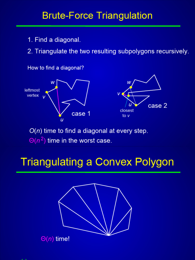 triangulation | PDF | Vertex (Geometry) | Elementary Geometry