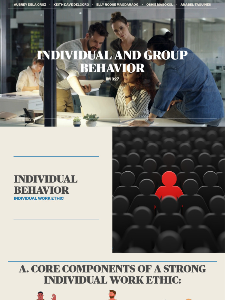 5 Individual and Group Behavior | PDF | Attitude (Psychology) | Empathy