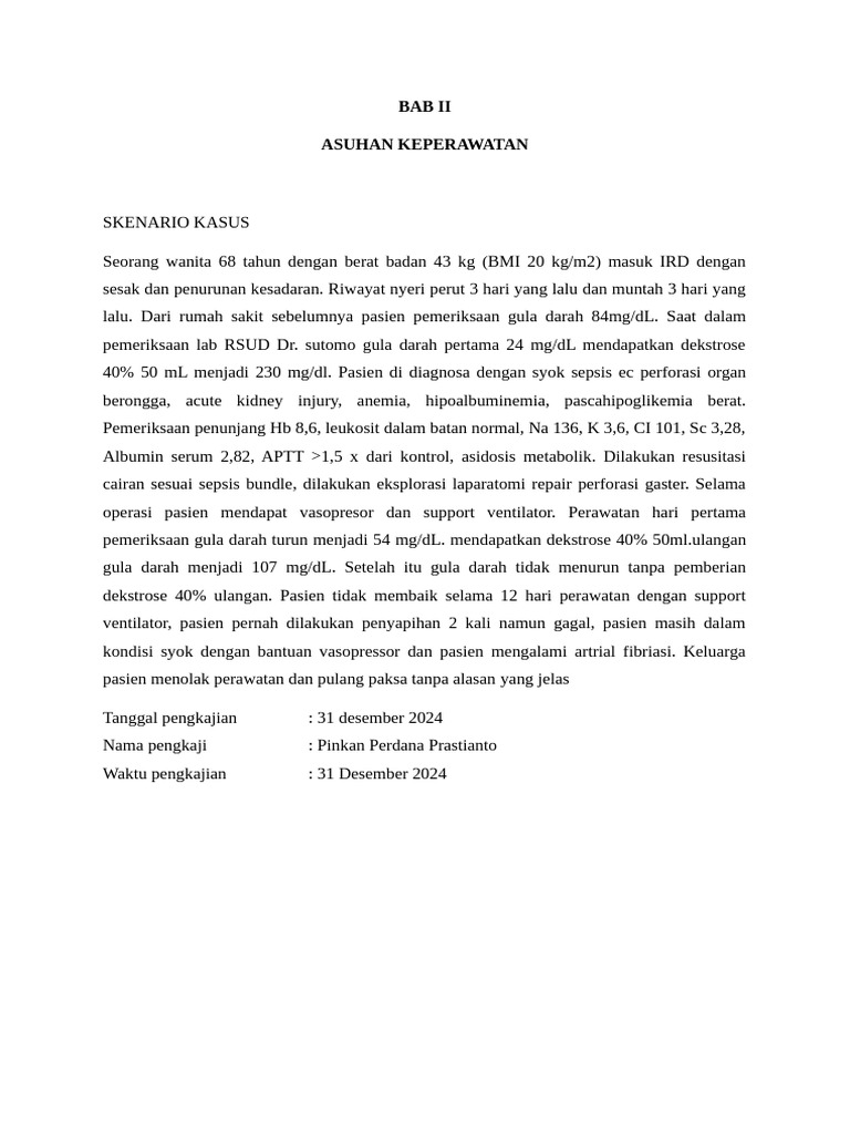 Askep Gadar Osce Pinkan | PDF