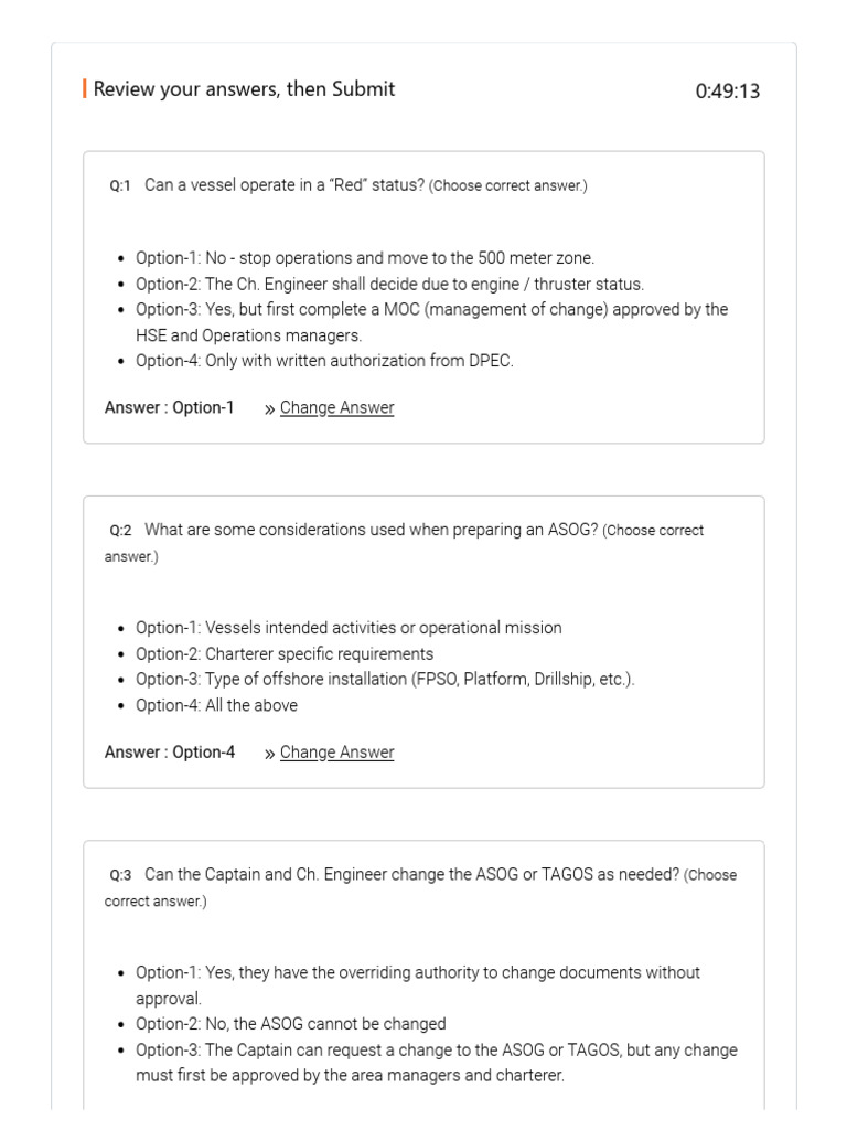 ASOG Guidelines for Vessel Operations | PDF