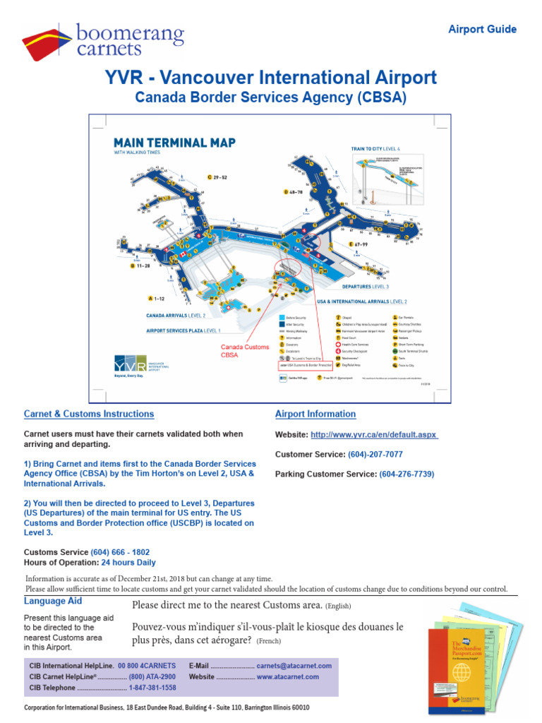 YVR Airport Map - US Version | PDF