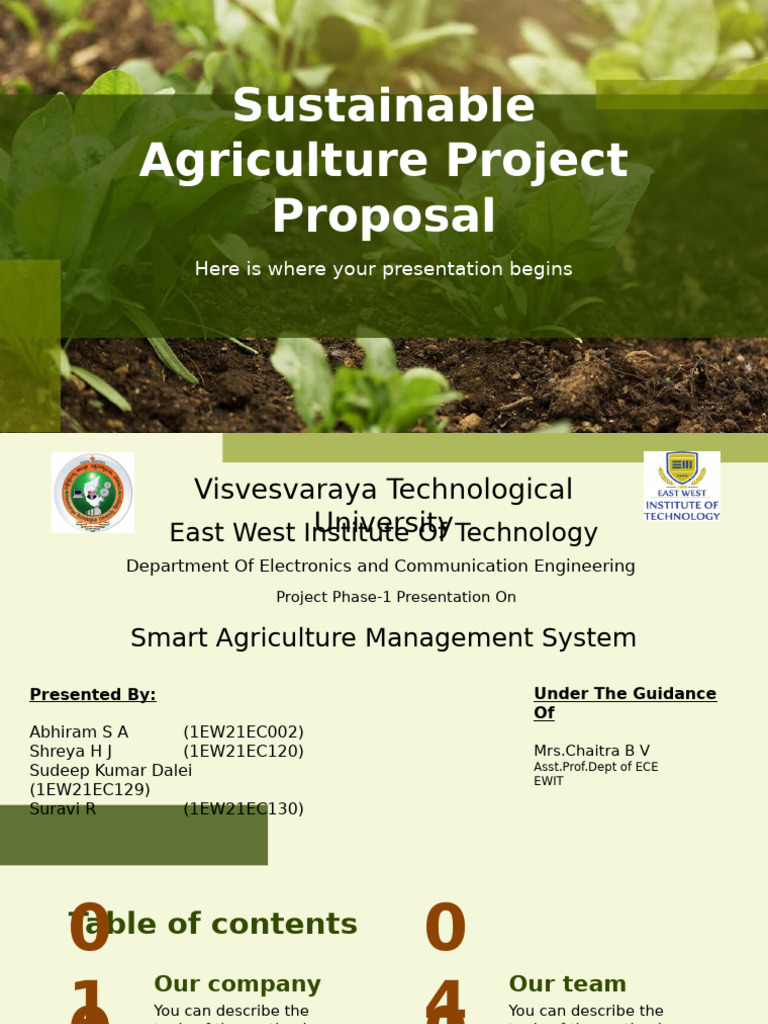 Sustainable Agriculture Project Proposal XL by Slidesgo | PDF | Planets ...