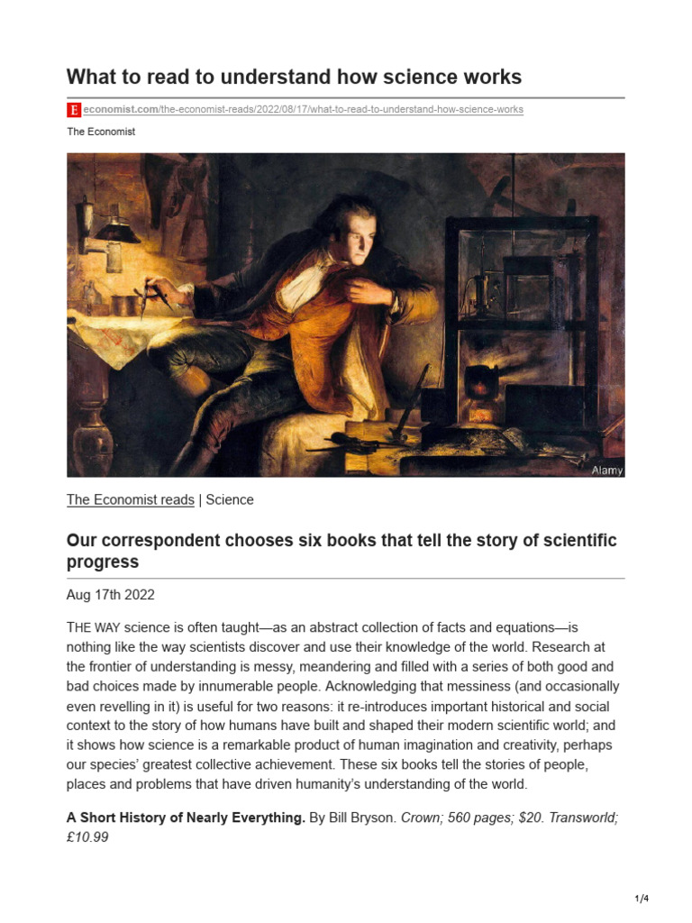 What To Read To Understand How Science Works | PDF | Science