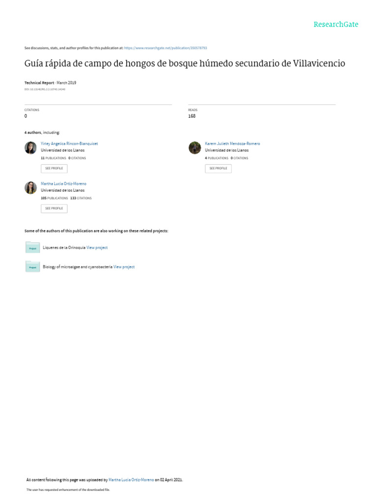 Guia Hongos-Vcio | PDF | Hongo