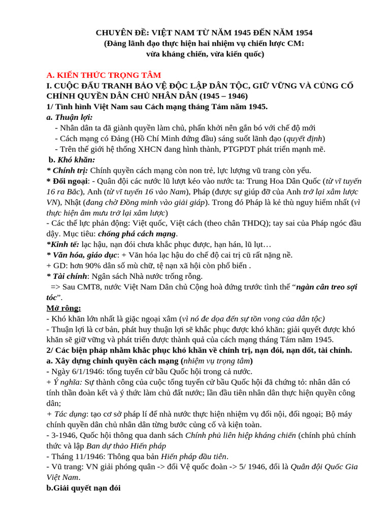 CĐ LSVN 1945 - 1954 (08) | PDF