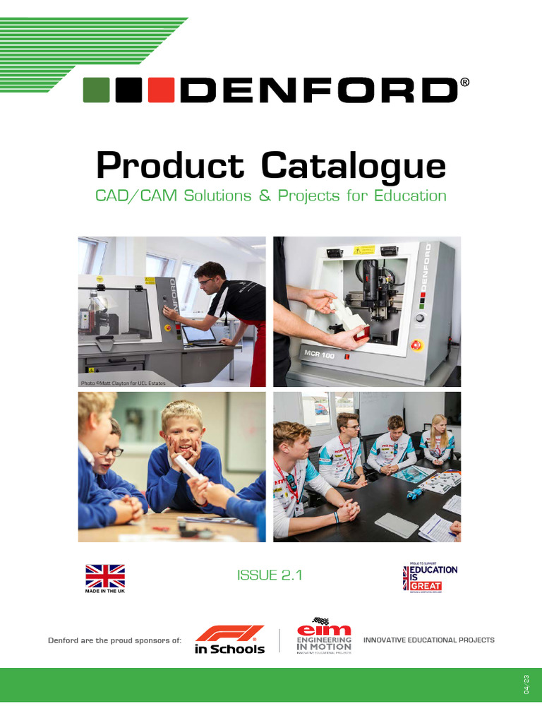 Denford 2023 UK Catalogue | PDF | Formula One | Engineering