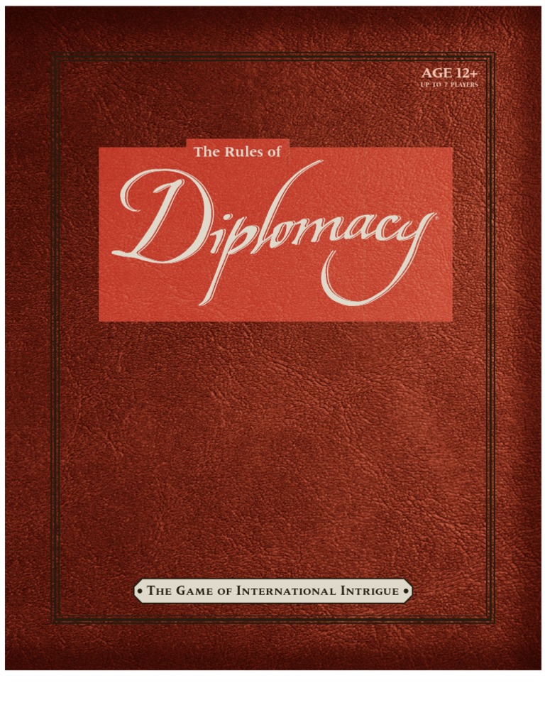 Diplomacy Rulebook | PDF | Diplomacy | Violence