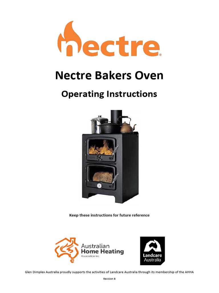 Nectre Bakers Oven Operating Guide | PDF | Chimney | Fires