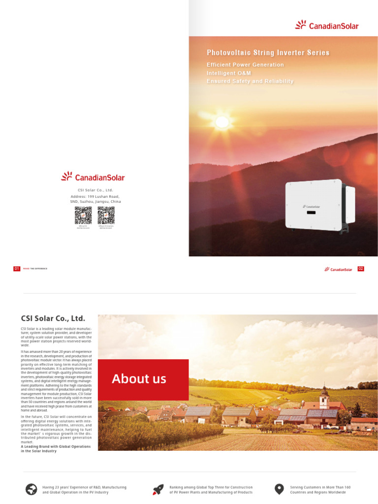 CSI Inverter Catalog V1.1 20240712 | PDF | Photovoltaics | Energy ...