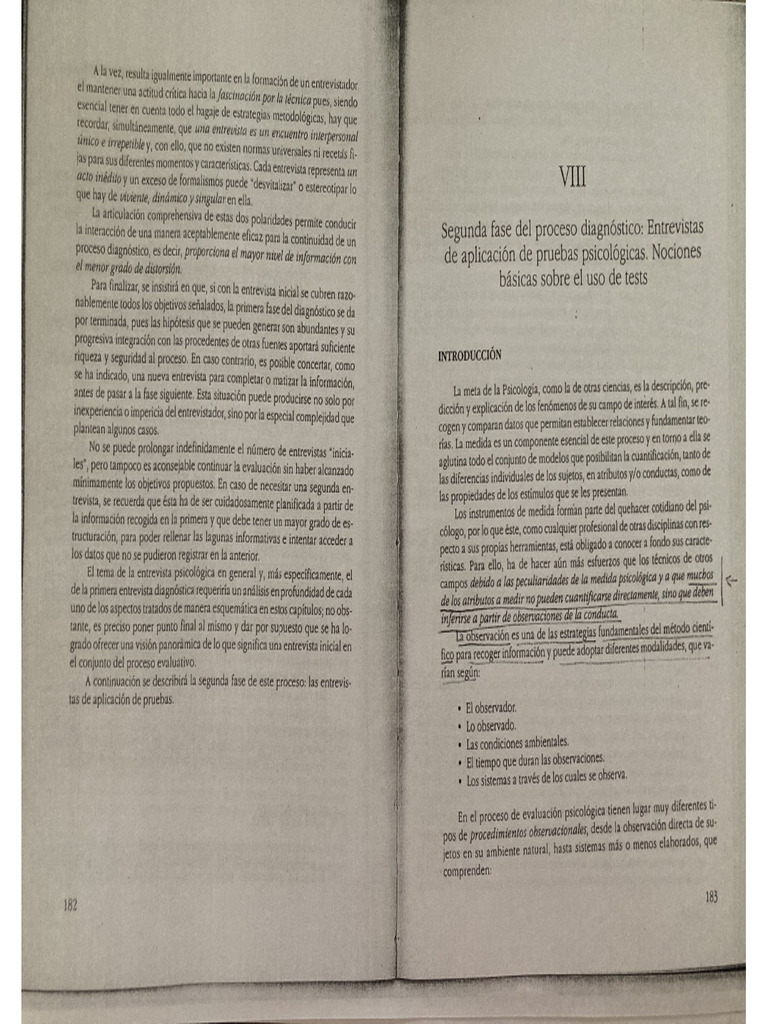 Sendin - Diag. Psic. (Cap 8 y 13) | PDF