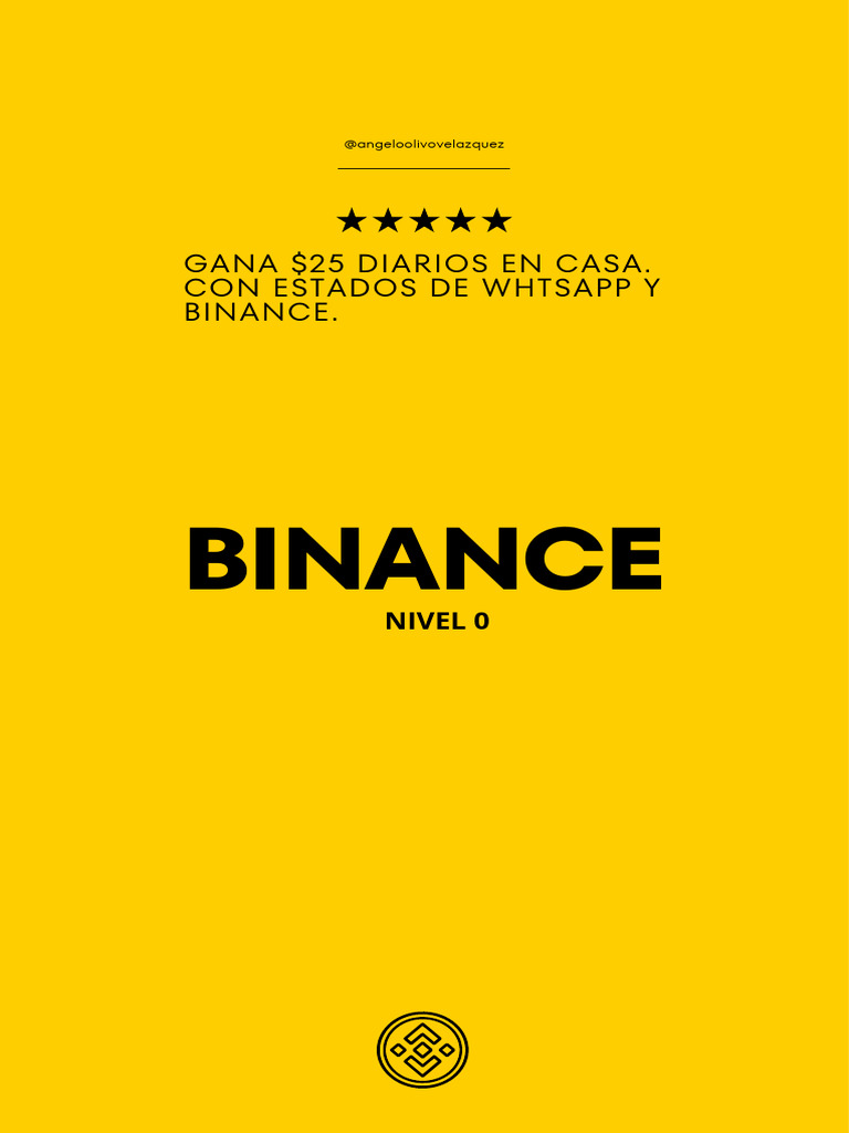 Gana $25 Diarios con Binance y WhatsApp | PDF | Dólar de los Estados Unidos | Economias