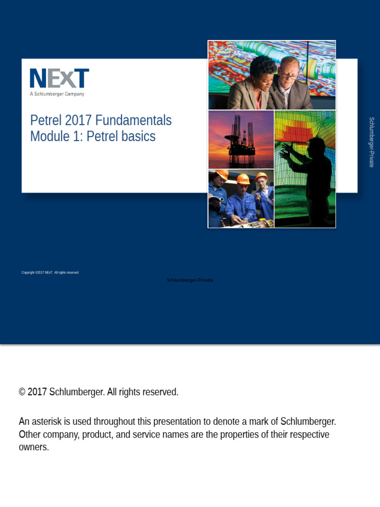 New M1 - Getting Started-Petrel Basics | PDF | Window (Computing) | Software