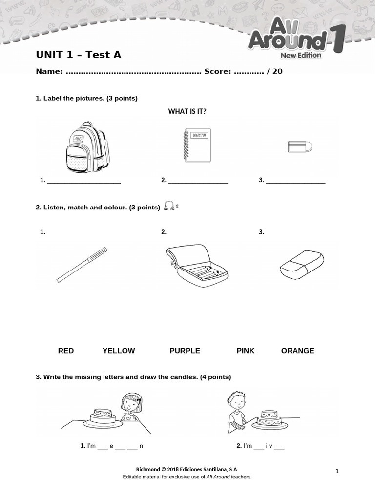 AA NE1 TRM Tests U1A | PDF