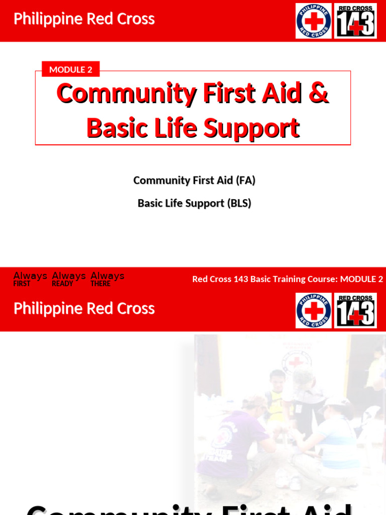 Philippine Red Cross First Aid Training | PDF | Myocardial Infarction ...