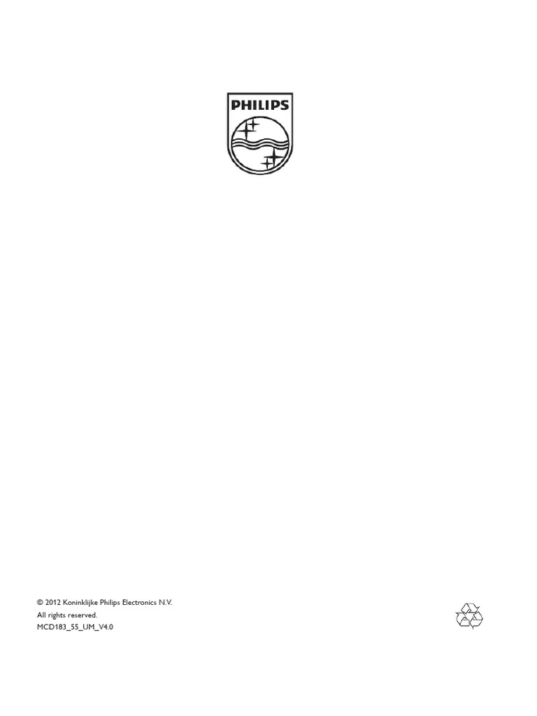 Manual de Usuario Philips MCD183 (Español - 41 Páginas) | PDF