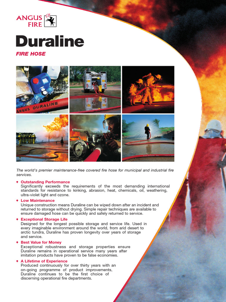 Duraline Fire Hose: Maintenance-Free Excellence | PDF | Materials