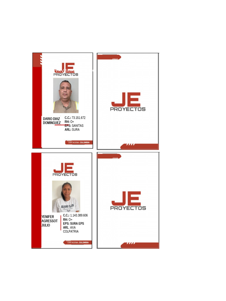 Modelo de Carnet 2022 | PDF