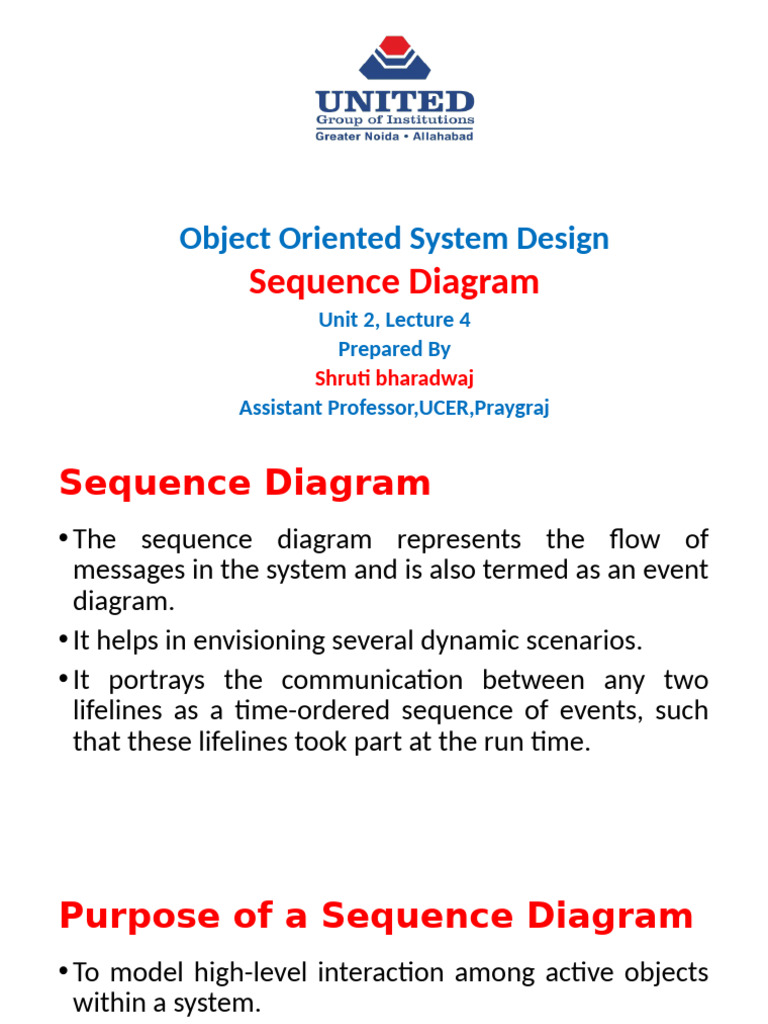 Sequence Diagram | PDF | Use Case | Unified Modeling Language