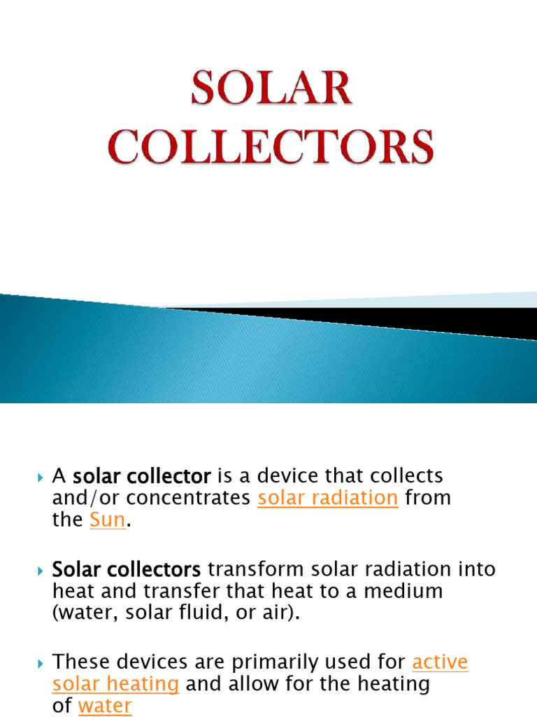 Solar Collecting Devices | PDF | Mirror | Solar Energy