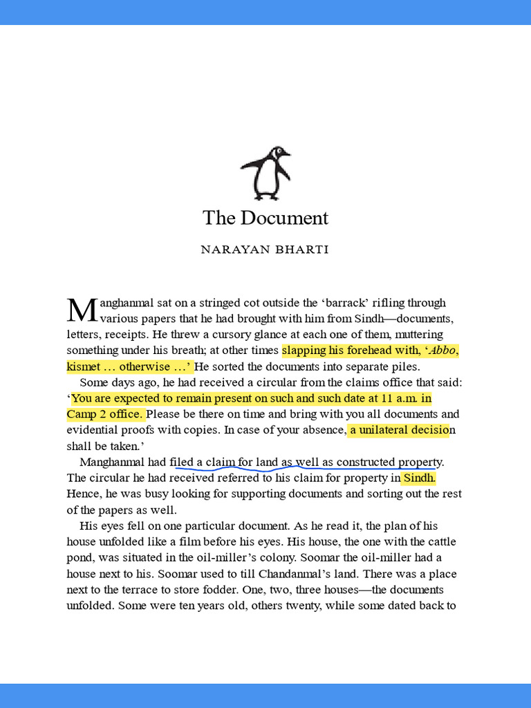 Unbordered Memories Sindhi Stories of Partition Rita Kothari 2009 | PDF