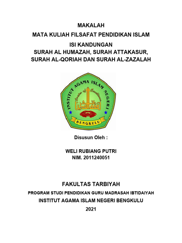 pdfcoffee.com_makalah-surah-al-humazah-surah-atta-kasur-surah-al-qoriah-surah-al-zalzalah-pdf ...