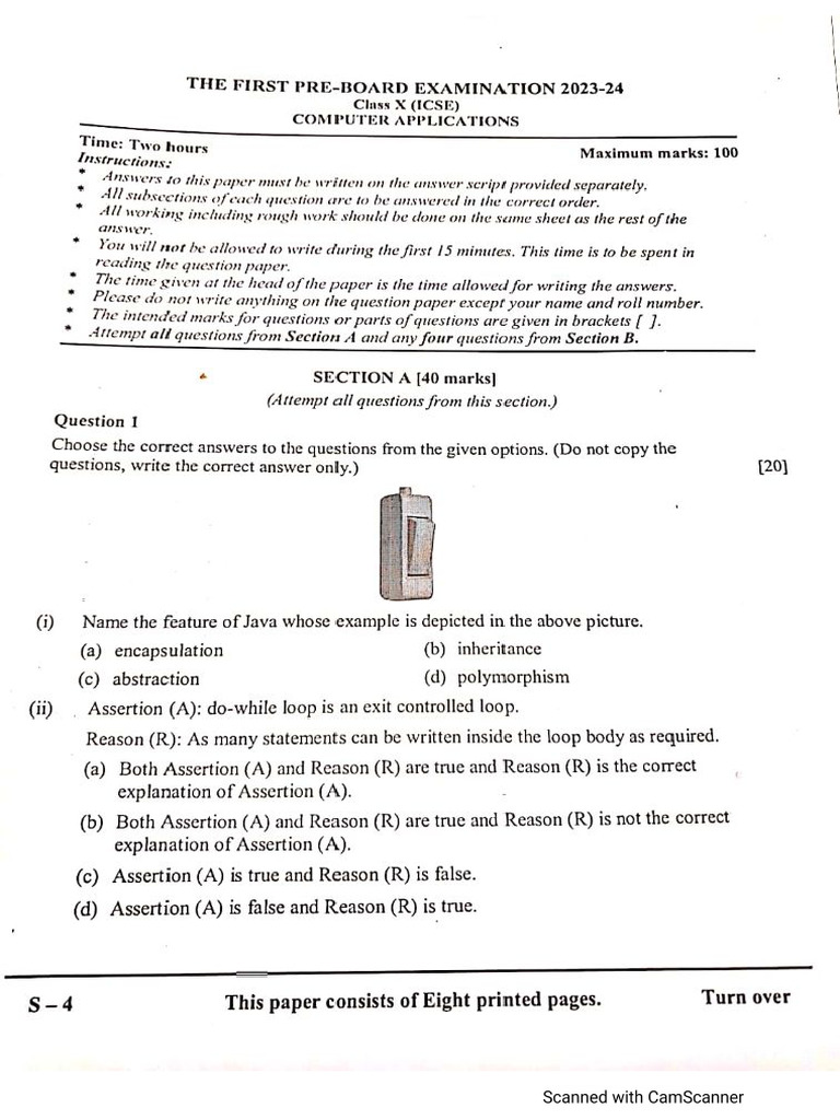 1st Preboard 2023-24 | PDF