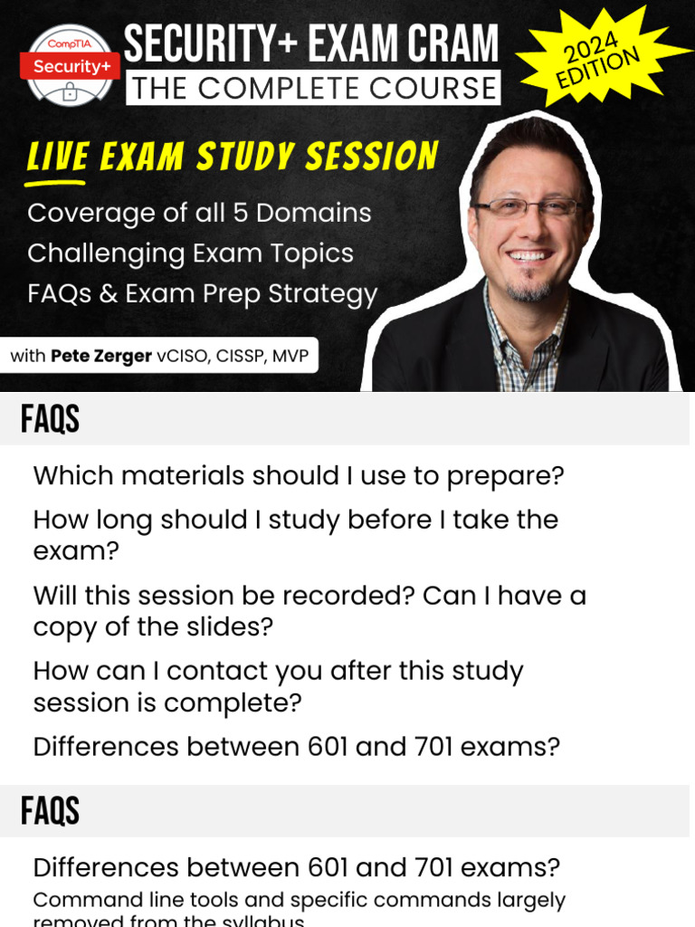 Series Intro and Exam Prep Strategy Handout | PDF | Flashcard ...