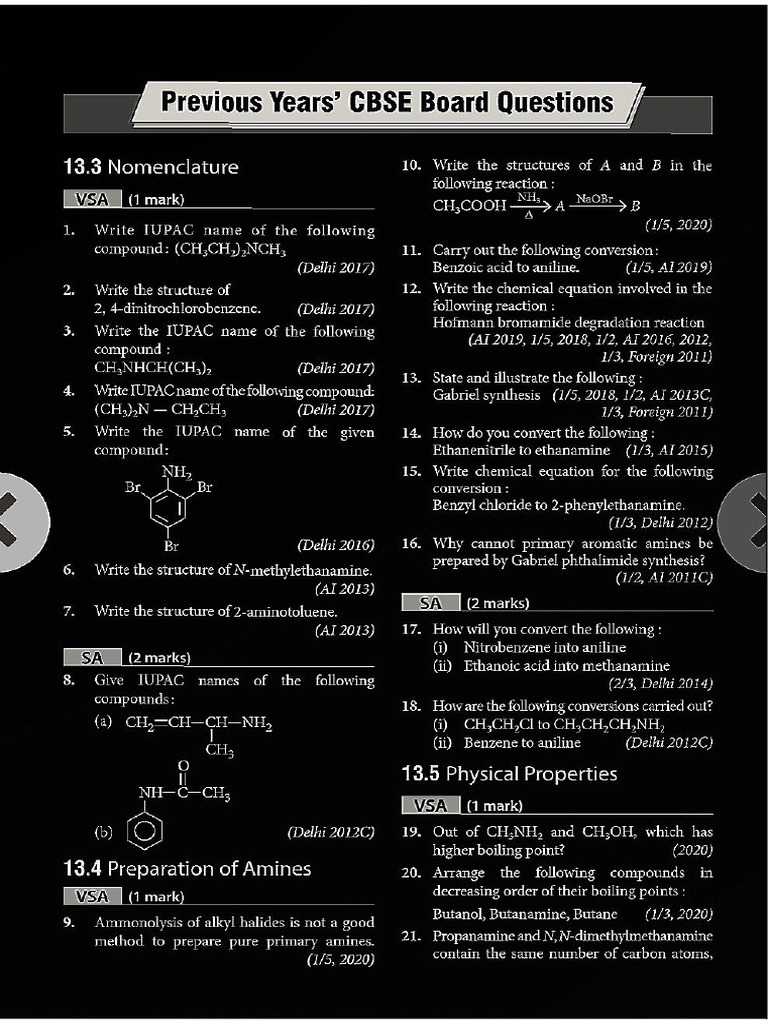 Chapter 9 Amines | PDF