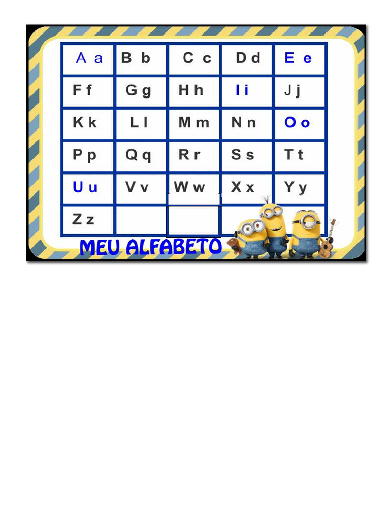 Alfabeto Minios | PDF