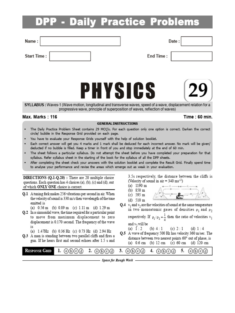 DPPS Neet Disha Physics Original - Part32 | PDF | Waves | Wavelength